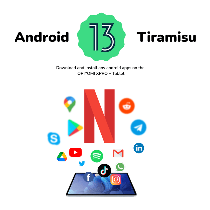 Maxim Tablet MatrixPad S13 Ultra Slim 10.1" 6GB + 128GB Android 13 Tablet